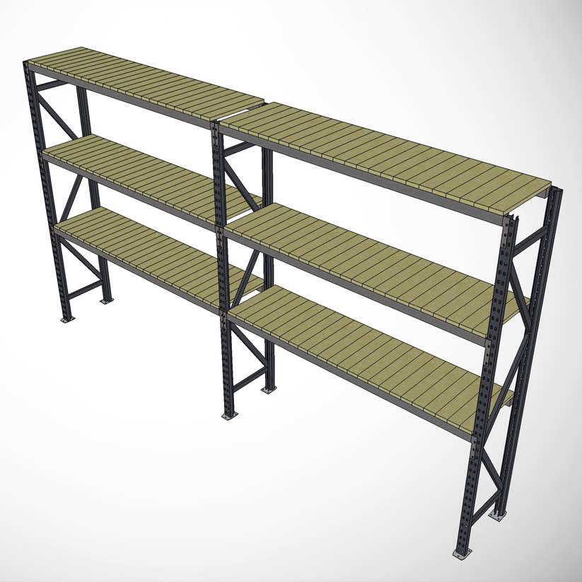 Garage Racking: Double Unit – Pacific Shelving & Storage